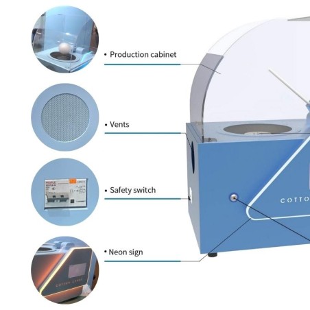 Mini Cotton Candy Robot